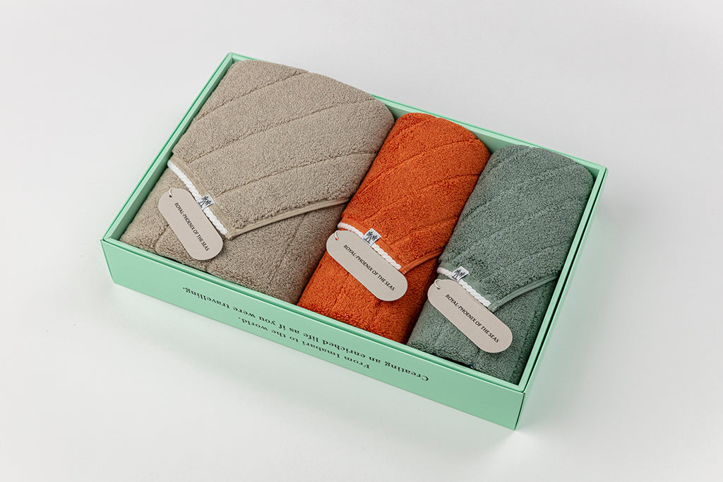 PREMIUM CABIN TOWEL GIFT BOX / L size set-2 – ROYAL-PHOENIX of the seas